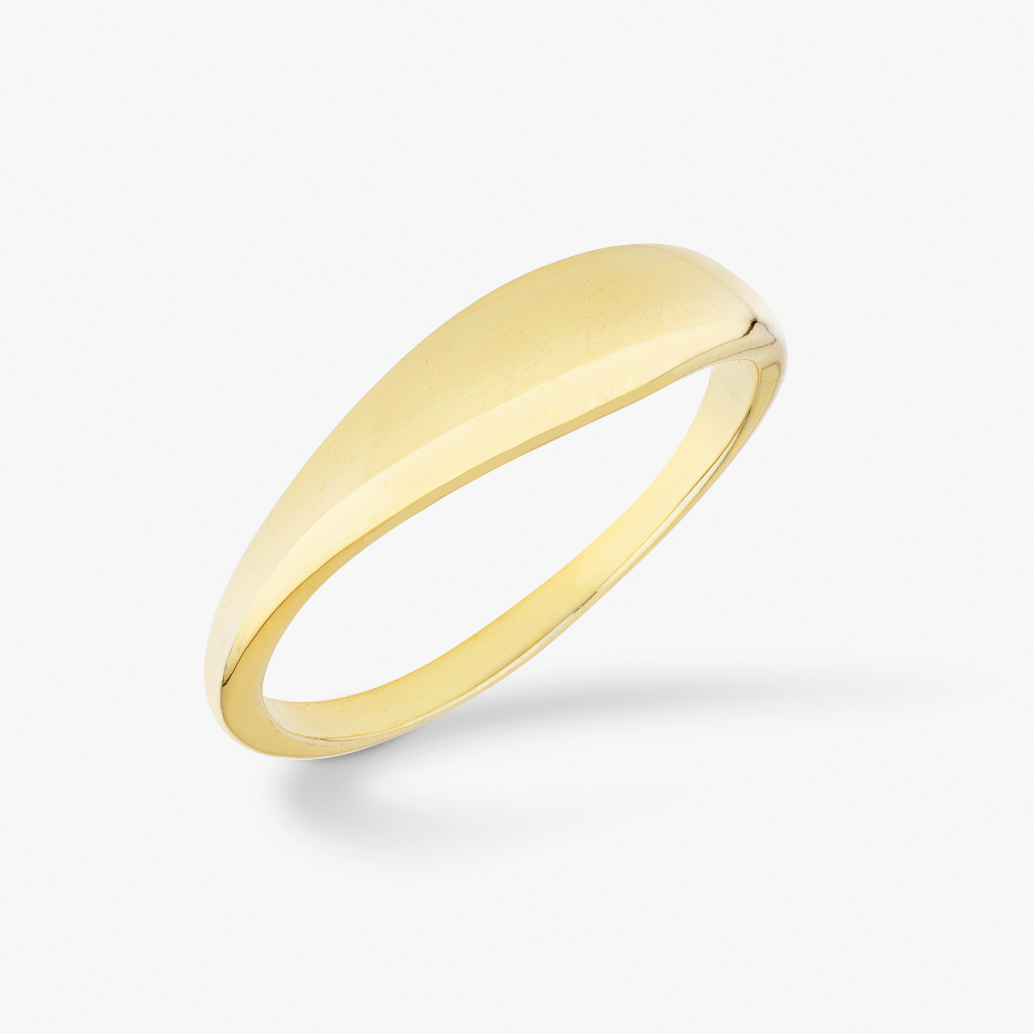 Signet Ring in 18k gold over sterling silver – Miabella